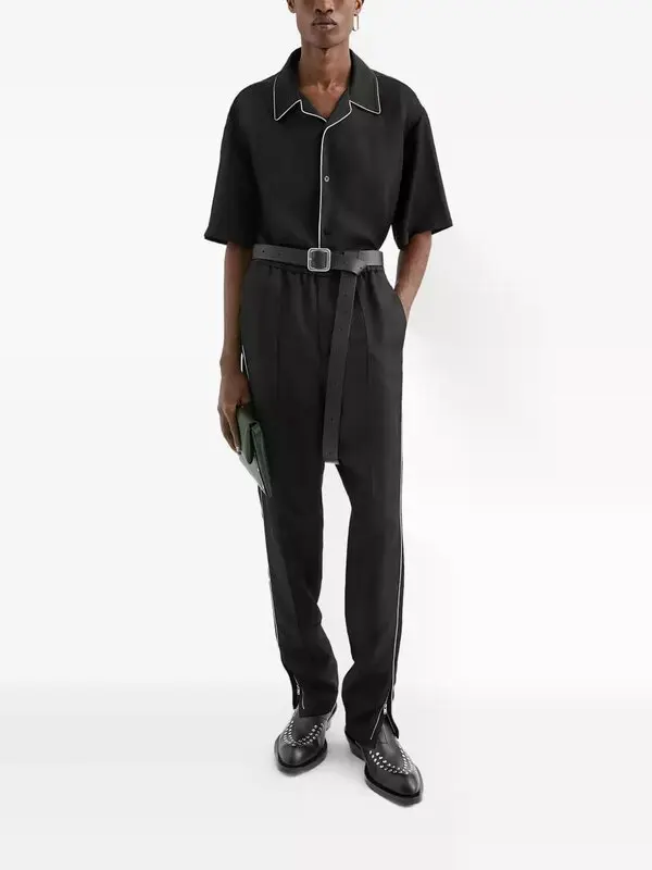 JIL SANDER Piped-trim Trousers