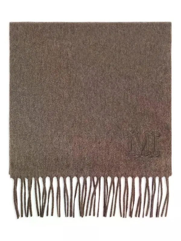 Max Mara Fringed Scarf - Brown