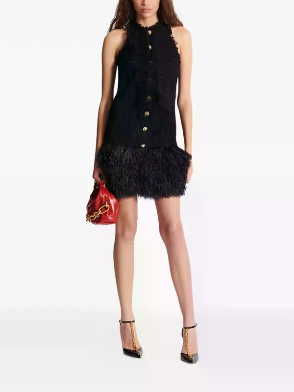 Balmain Lace-embellished Dress