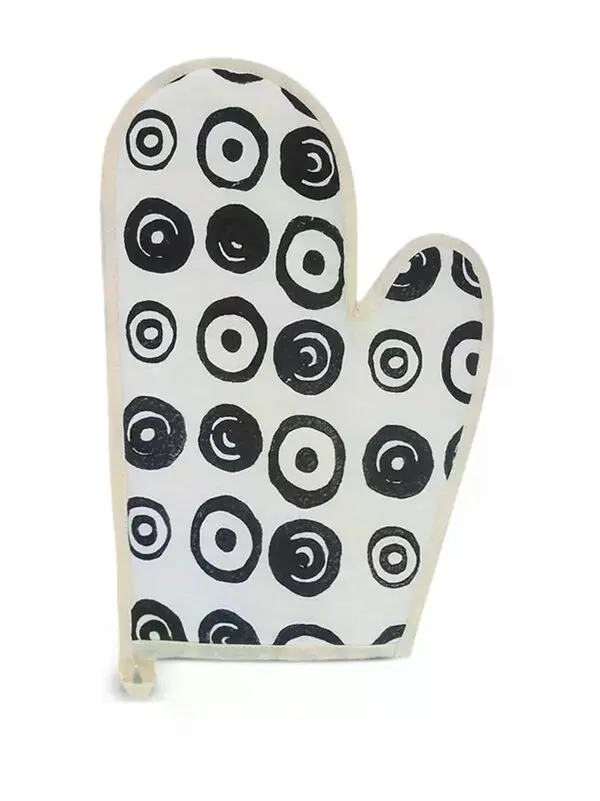 10 CORSO COMO Circles-print Linen Oven Glove
