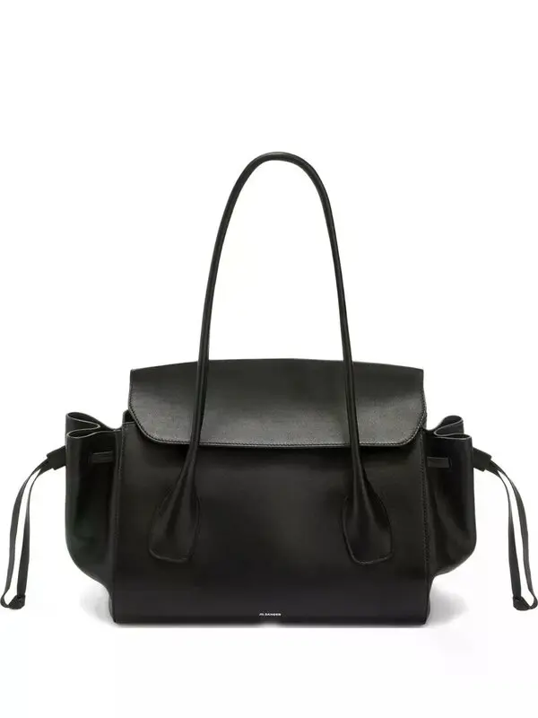 JIL SANDER Small Voyage Shoulder Bag - Black