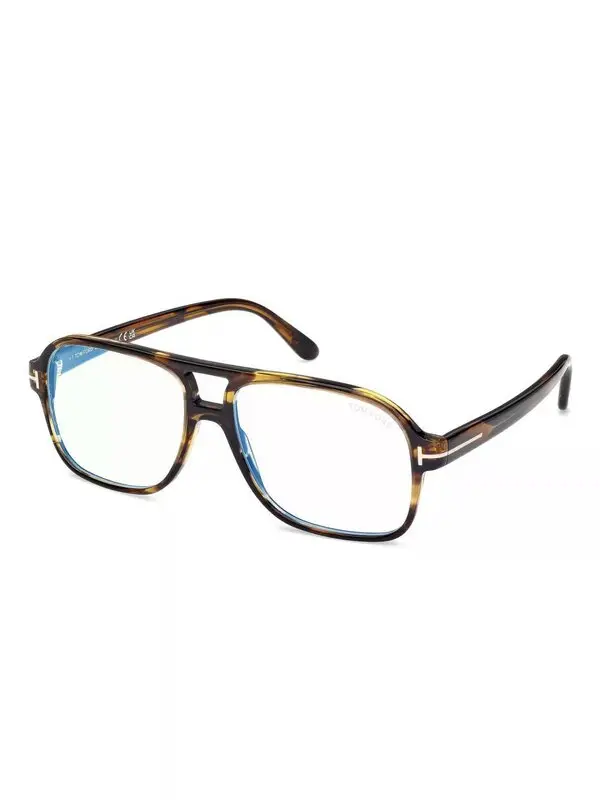 TOM FORD Navigator-frame Glasses - Brown