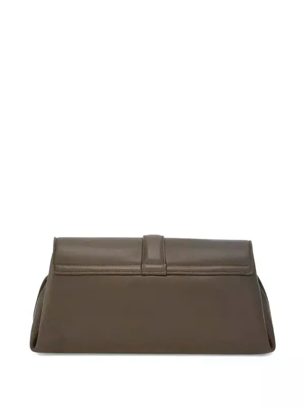 FERRAGAMO Front Flap Shoulder Bag - Grey