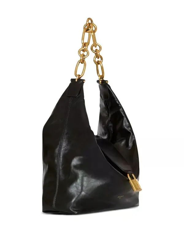 Balmain Foldover Shoulder Bag