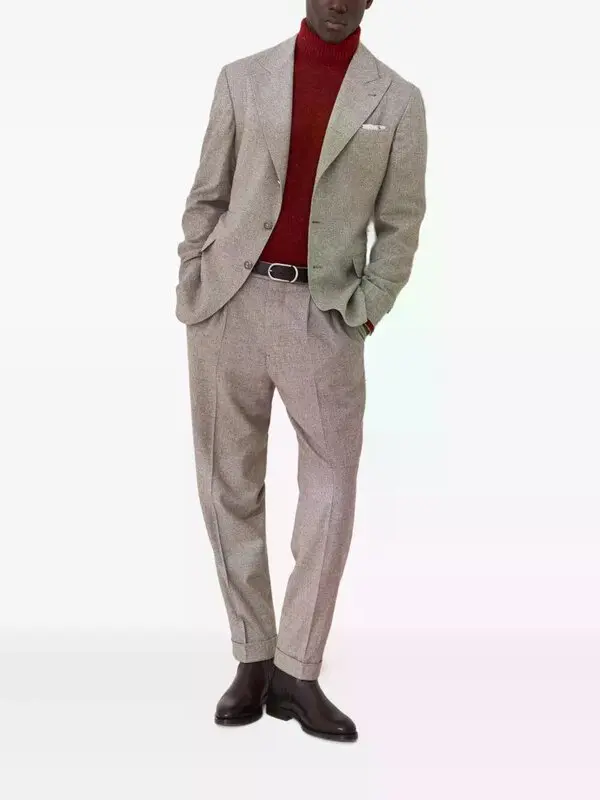 Brunello Cucinelli Tailored Pleated Trousers - Neutrals