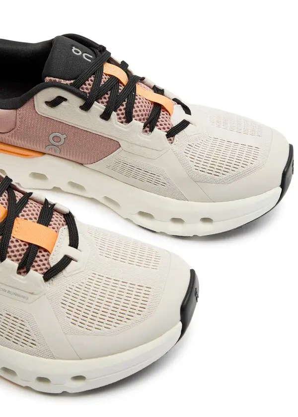 On Cloud Runner 2 Panelled Knit Sneakers - Orange