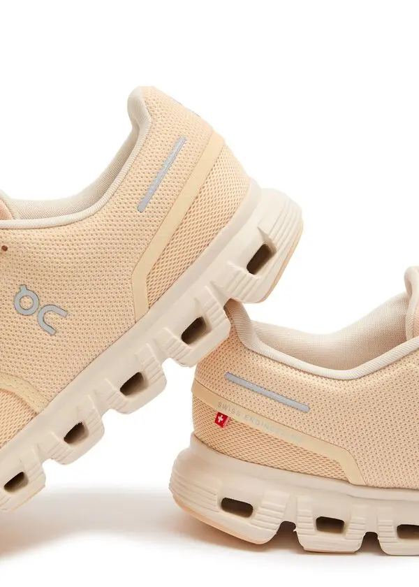 On Cloud 6 Panelled Mesh Sneakers - Beige