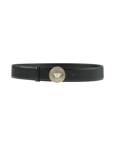 Versace Leather Regular Belt - Black