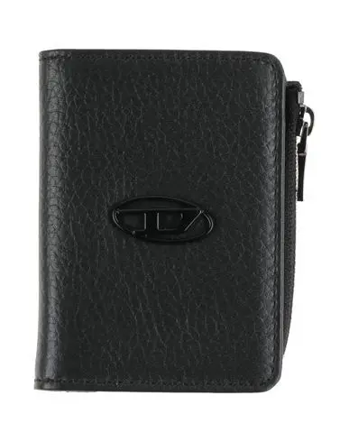 DIESEL® Cardholder Cow Leather, Zamak - Black