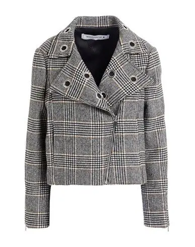 SHIRTAPORTER Flannel Glen Plaid Biker Jacket