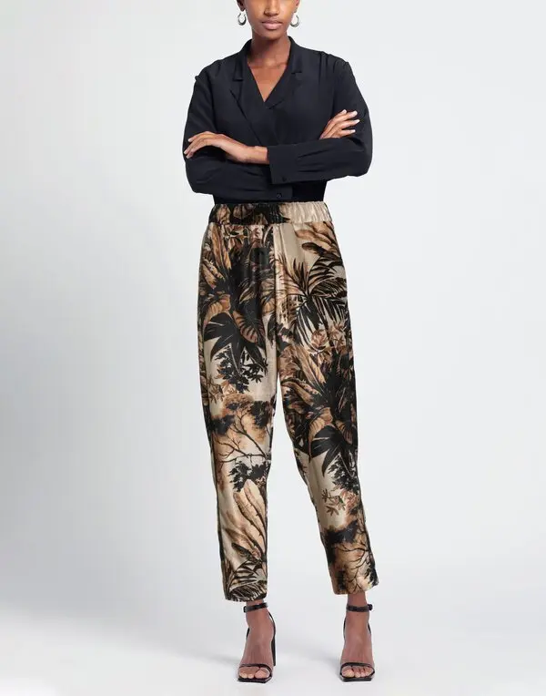SHIRTAPORTER Tapered Floral-print Pants