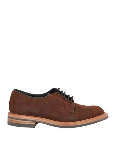TRICKER'S Chocolate Leather Lace-up Derby Shoes