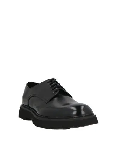 DOUCAL'S Lace-up Leather Derby Shoes - Black