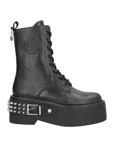 Maje Leather Studded Ankle Boots