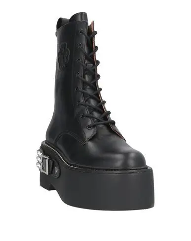 Maje Leather Studded Ankle Boots