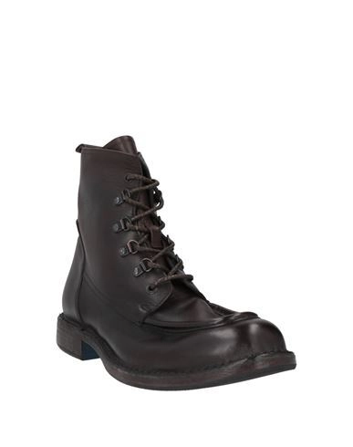 Moma Dark Calfskin Lace-up Ankle Boots