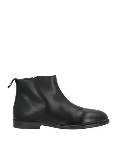 Moma Leather Ankle Boots - Black