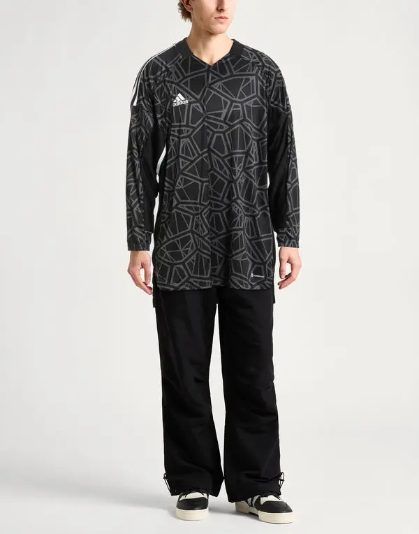 Adidas Recycled Polyester Jersey V-neck Long Sleeve T-shirt