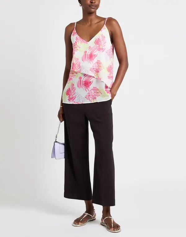 Armani Exchange Crepe Sleeveless Top - Pink