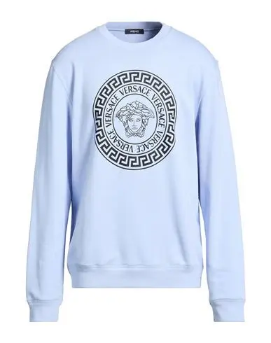 Versace Cotton-blend French Terry Sweatshirt - Blue