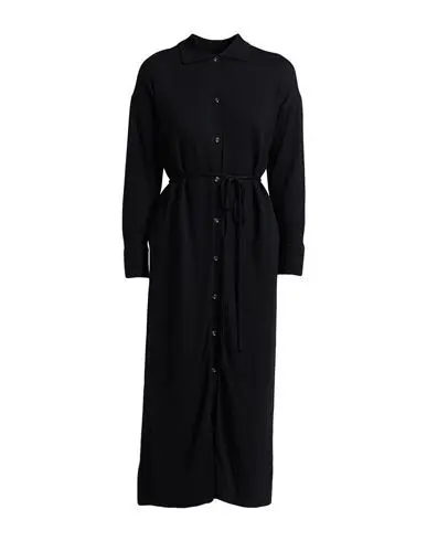 Alpha Studio Midi Shirt Dress In Merino Wool