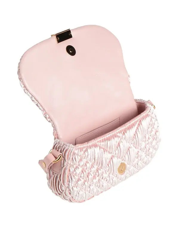 Versace Flap Bag With Appliqués - Pink