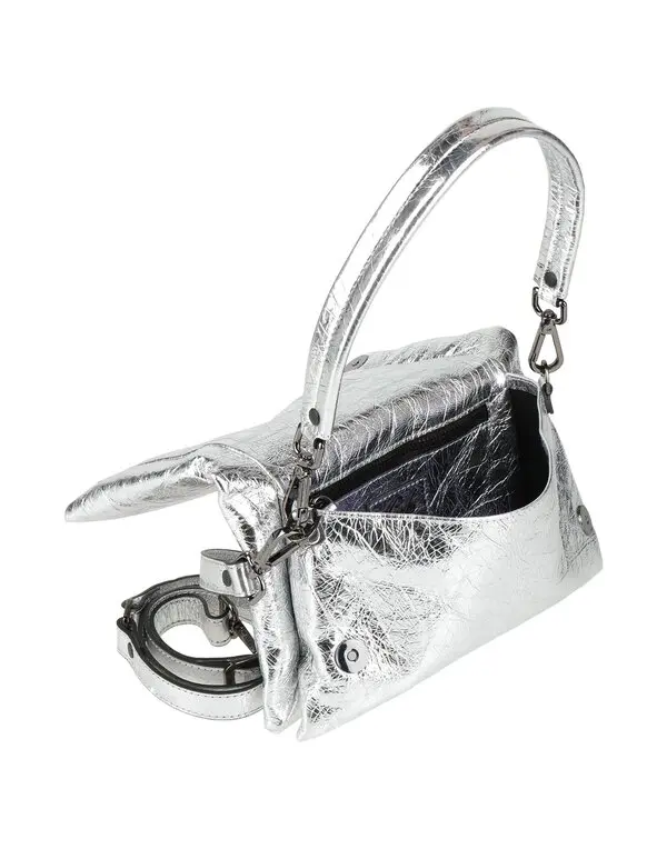 Gabs Handbag In Cow Leather In Silver - 39% Off | Editorialist
