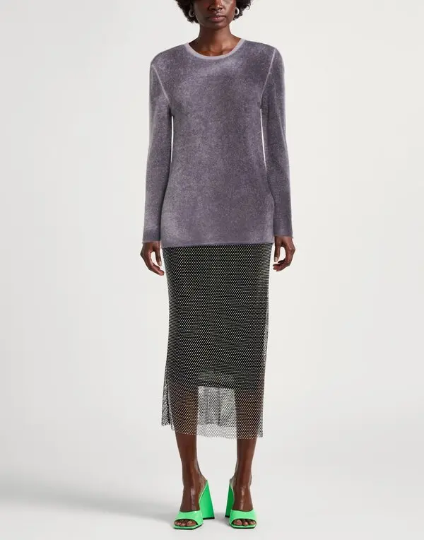 Alpha Studio Sweater In Baby Alpaca Wool Blend