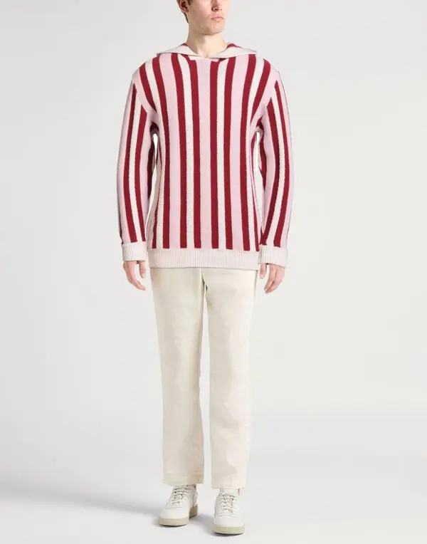 DANIELE FIESOLI Striped Merino Wool Cashmere Knit Sweater