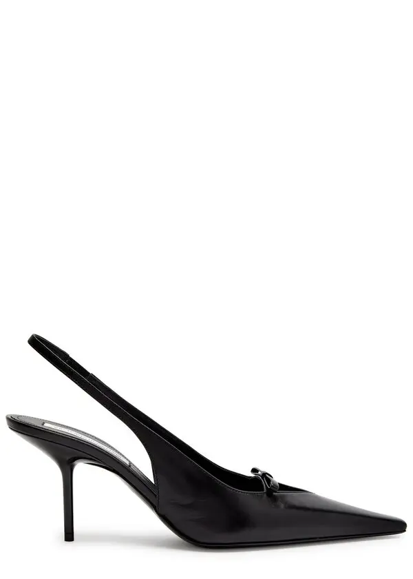 Victoria Beckham 75 Leather Slingback Pumps