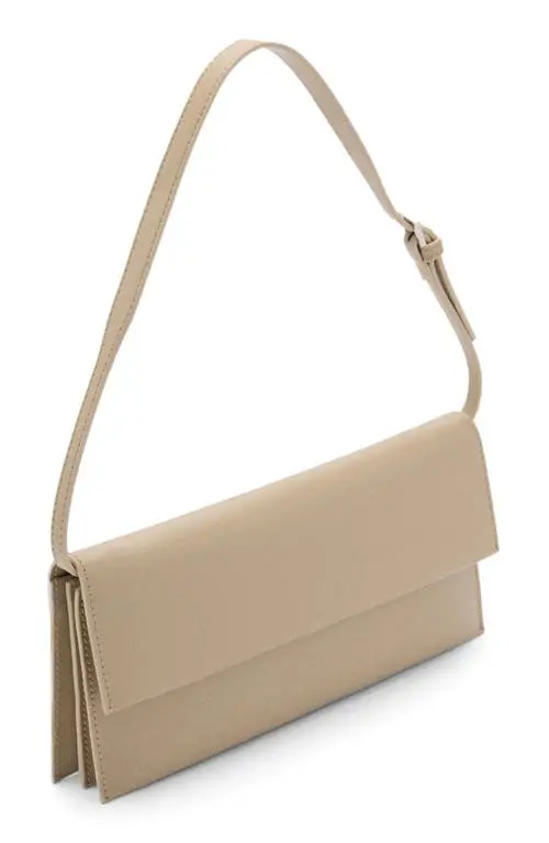 Mango Faux Leather Shoulder Bag
