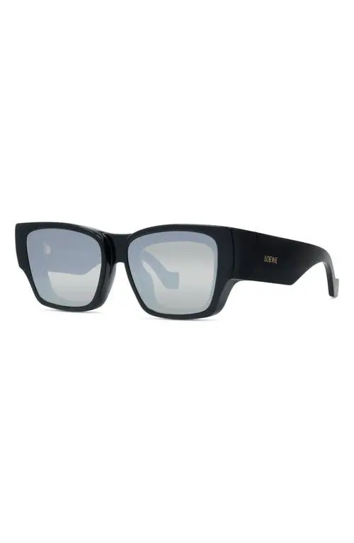 Loewe Signature 56mm Rectangular Sunglasses