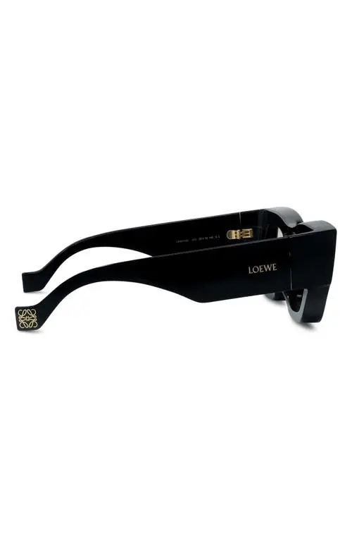Loewe Signature 56mm Rectangular Sunglasses