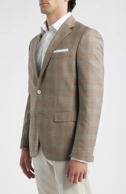 BOSS Hutson Slim-fit Sport Coat - Open Brown