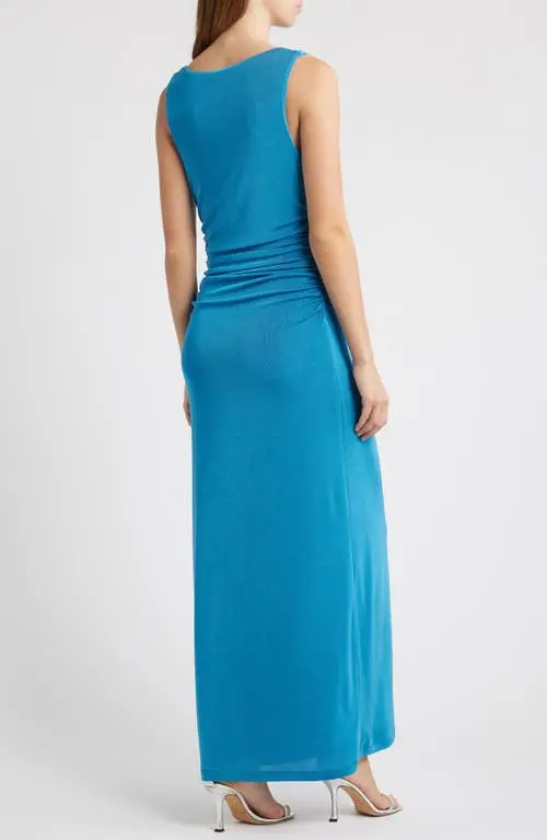 WAYF Murphy Cowl Neck Gown