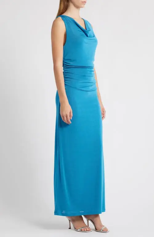 WAYF Murphy Cowl Neck Gown