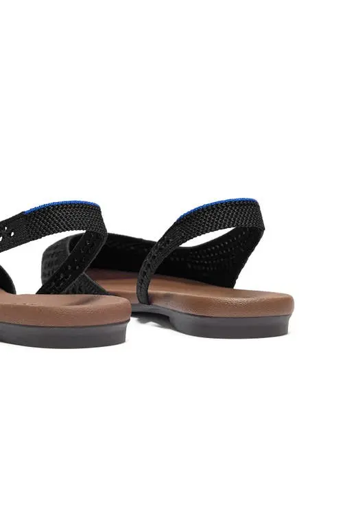 Rothy's The Almond Slingback - Black Mesh