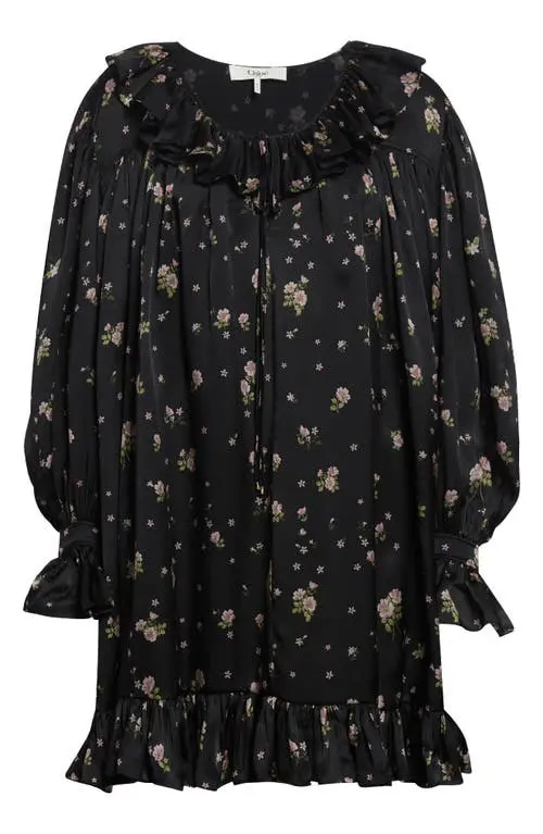 Chloé Liberty Print Silk Charmeuse Minidress