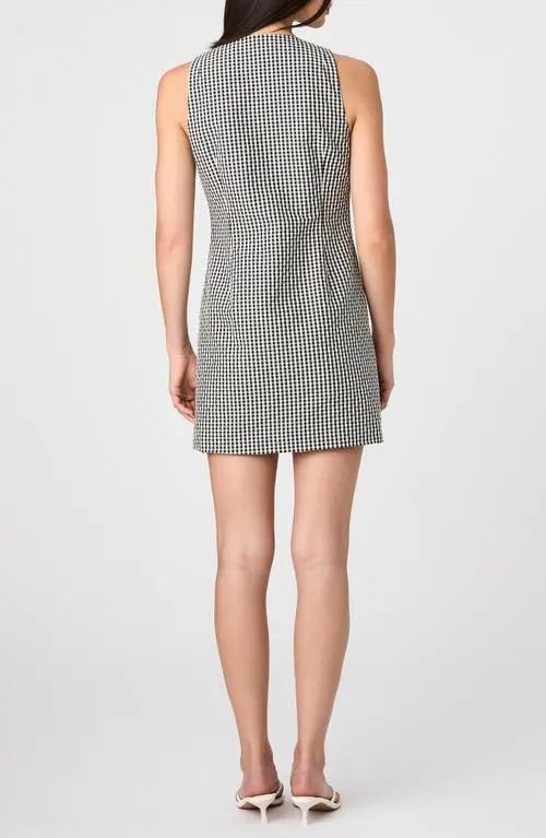French Connection Gingham Sleeveless Mini Dress