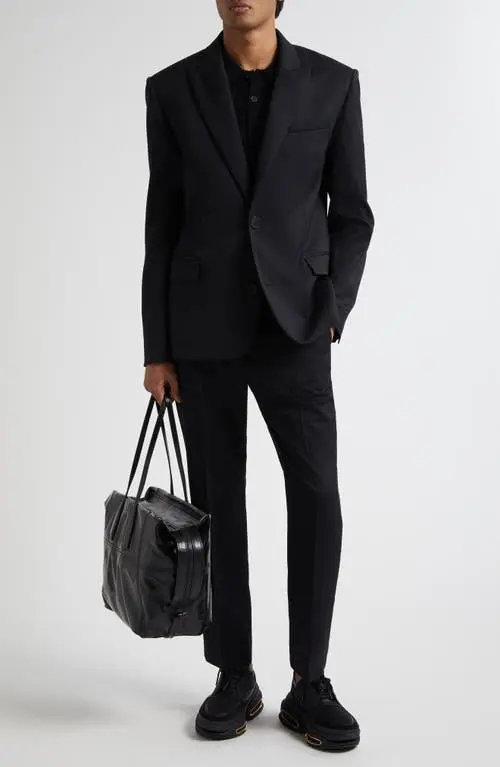 Balmain Tailored Wool Straight Leg Pants