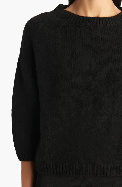Khaite Sabina Cashmere Sweater - Black