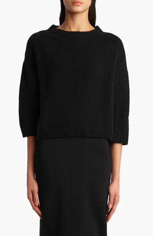 Khaite Sabina Cashmere Sweater - Black