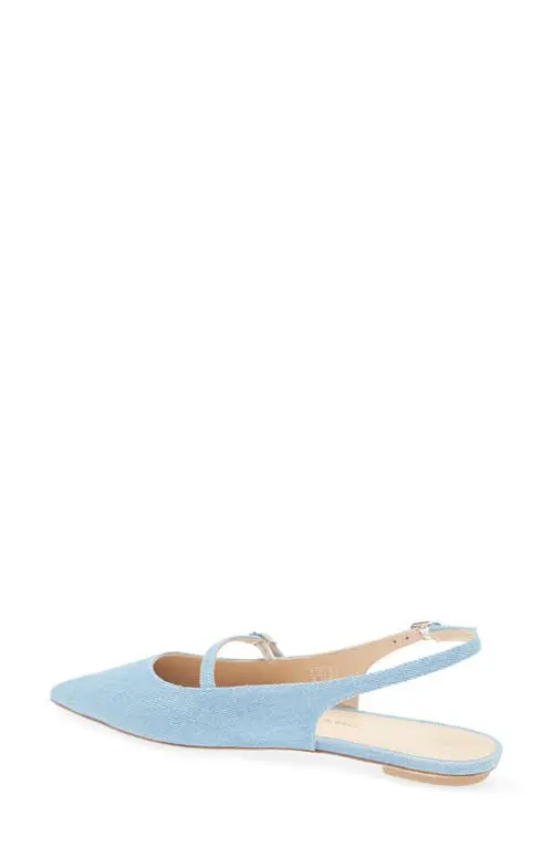 STUART WEITZMAN Emilia Mary Jane Slingback Flats - Washed