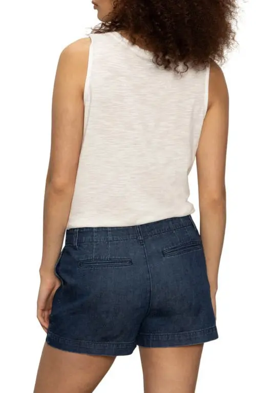 Sanctuary Tie Front Slub Jersey Button-up Tank