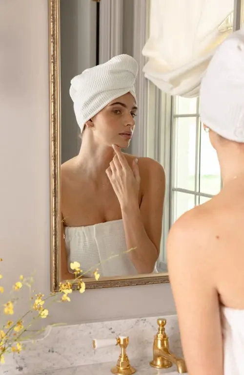 Cozy Earth Waffle Terry Hair Towel