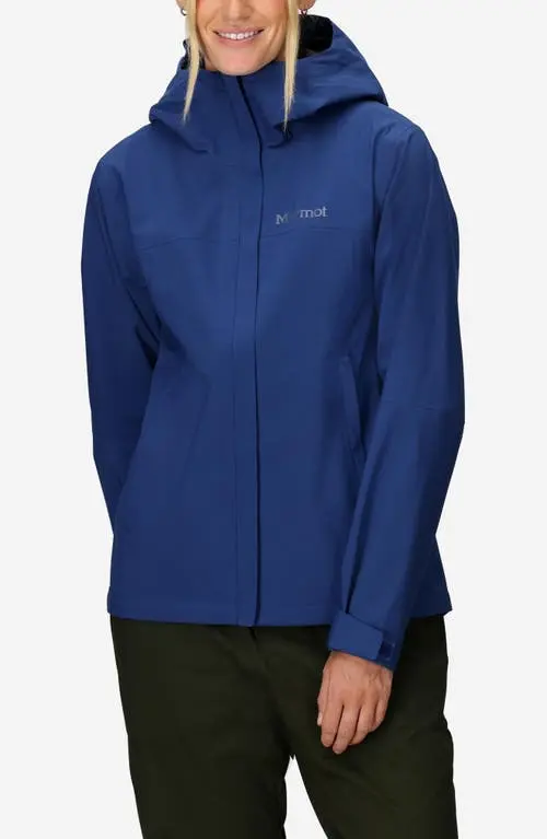 MARMOT Precip® Eco Pro Waterproof Hooded Jacket - Twilight Blue