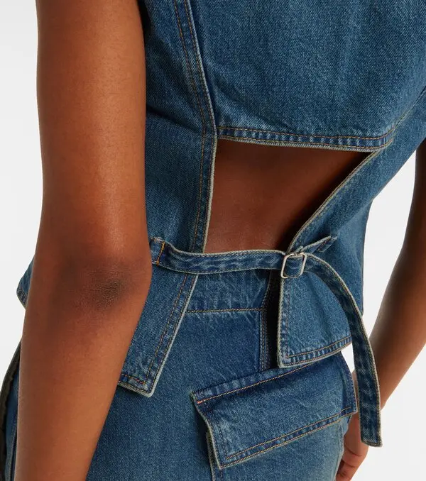 Victoria Beckham Denim Vest - Blue