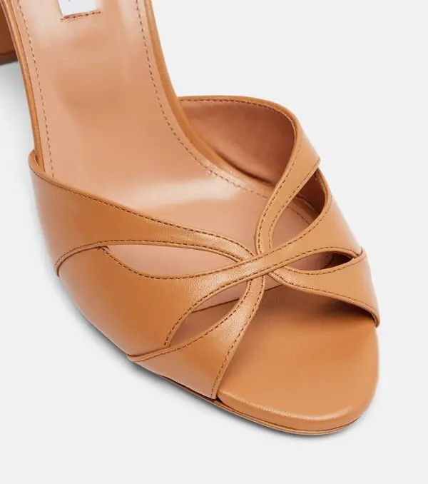 AQUAZZURA Moves Leather Sandals