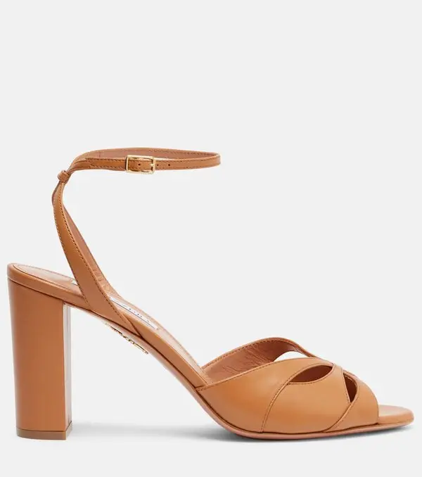 AQUAZZURA Moves Leather Sandals