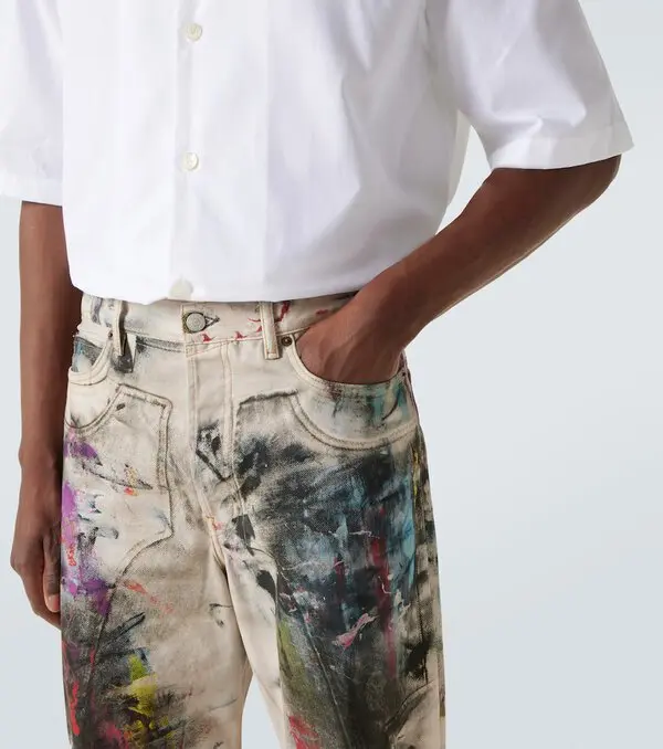 Acne Studios 1981 Trompe L'oeil Canvas Cargo Pants